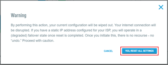 Performing a Factory Reset
