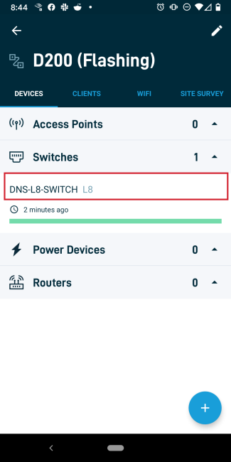 Datto Networking App: Switches