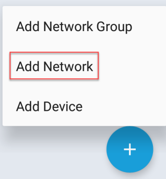 Datto Networking App: Adding a Network
