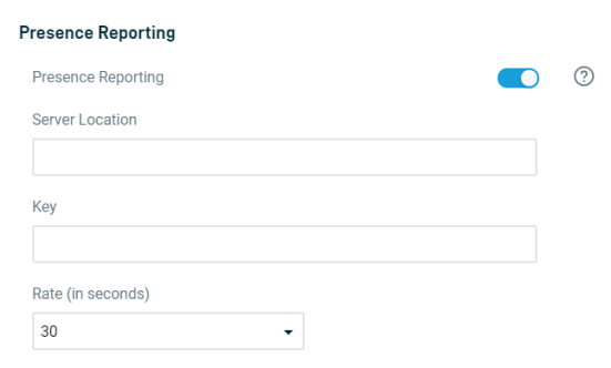 Presence Reporting API
