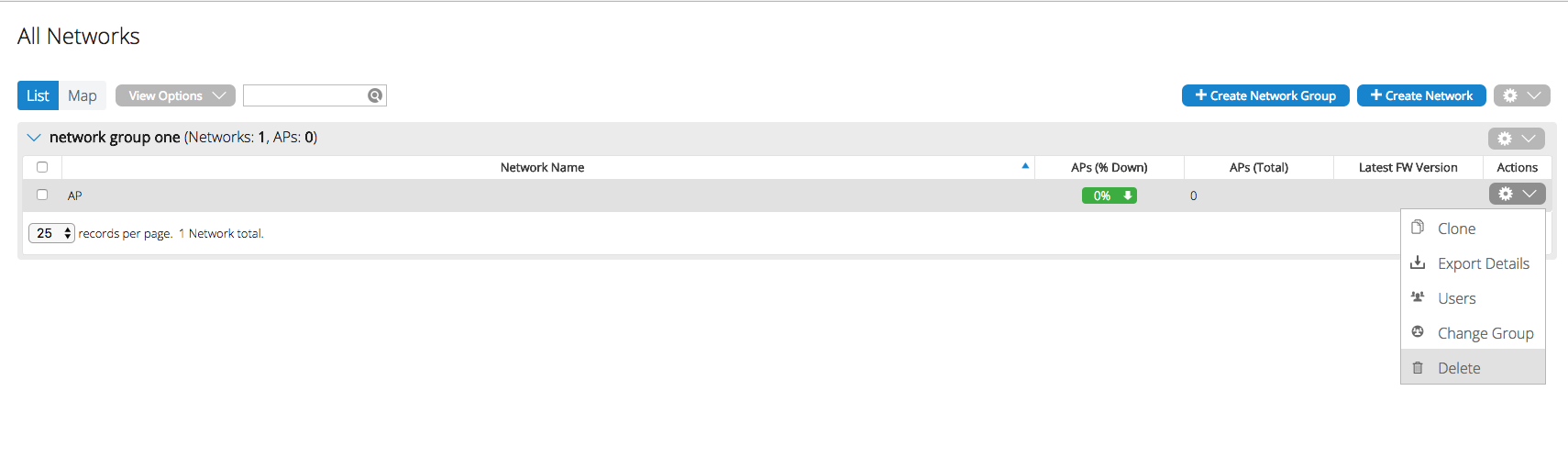 Legacy Open Mesh: How do I add or remove a network?