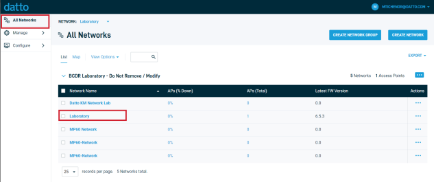 Configuring Time Zones for Datto Networking Products
