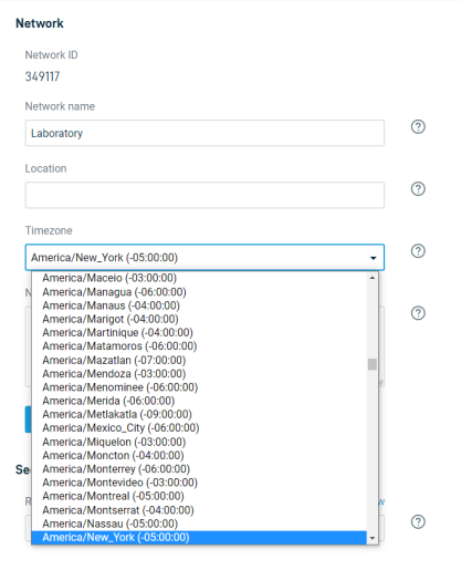 Configuring Time Zones for Datto Networking Products