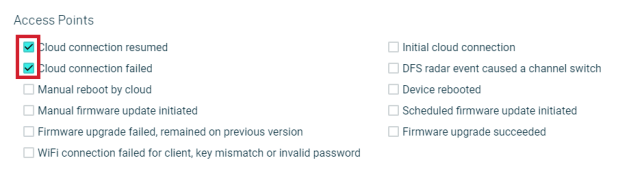 Configuring and receiving critical event alerts
