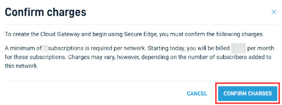 Deploying the Secure Edge appliance