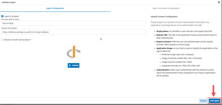 OIDC integration with Kaseya Passly